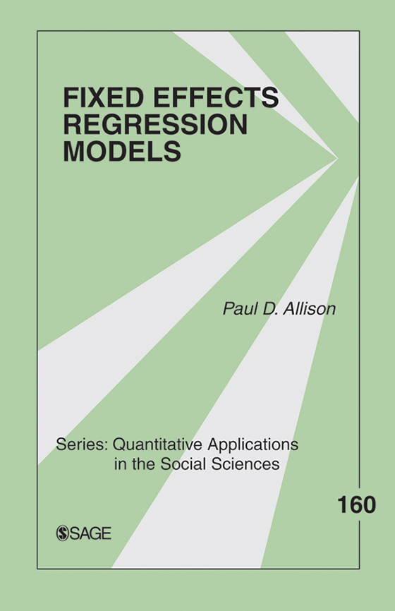 Fixed Effects Regression Models Fixed Effects Regression Models